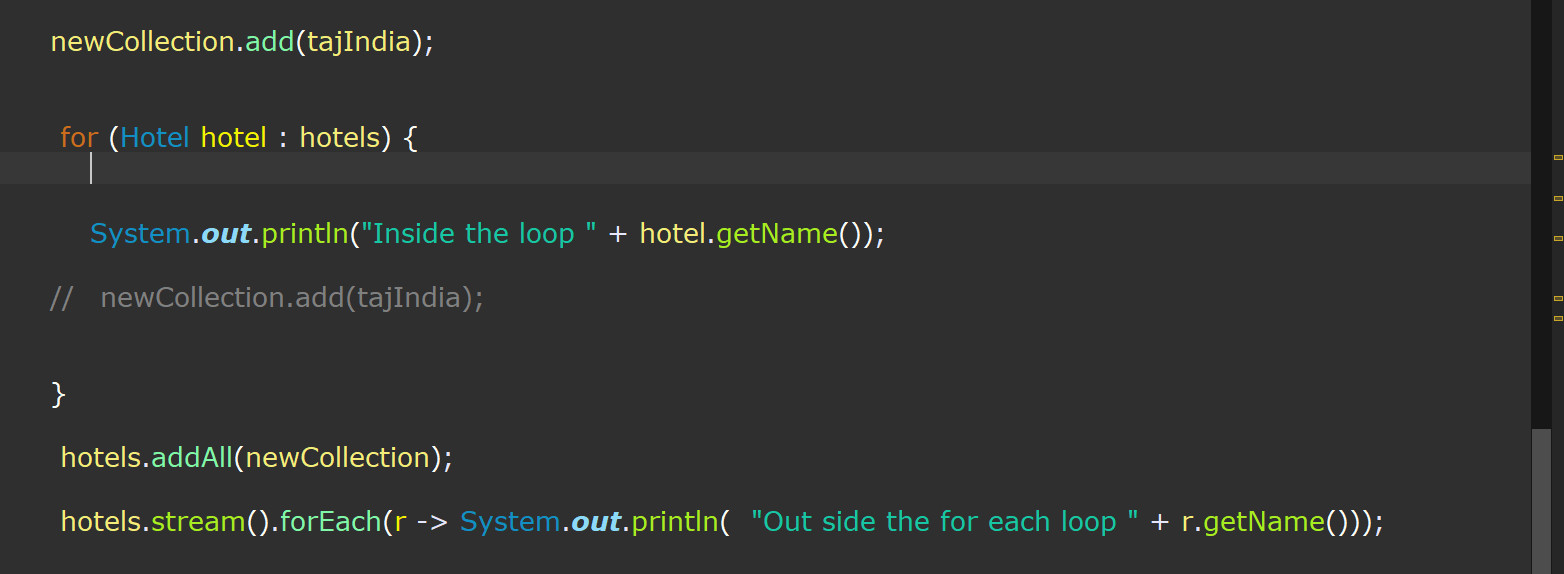 How To Modify The Collection While Iterating Using Java Industechie